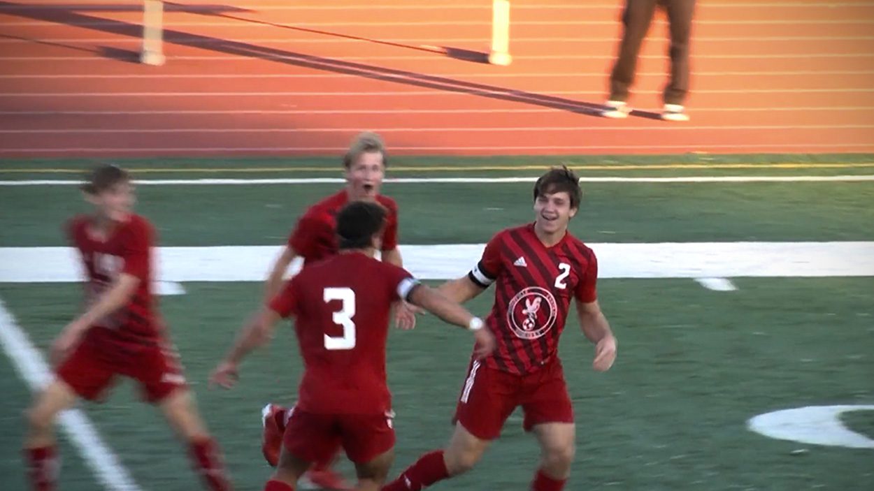 Patrick Bohan Converts a Difficult Goal From Midfield