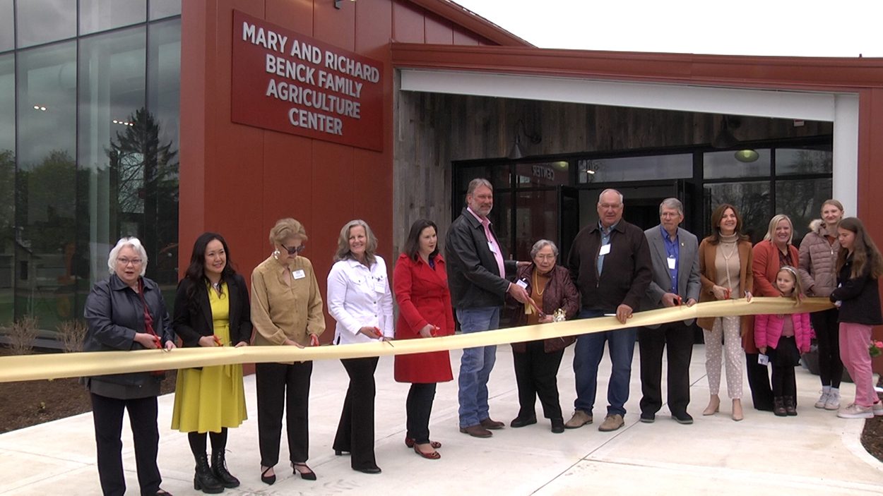 Naper Settlement’s ribbon cutting for new agriculture center