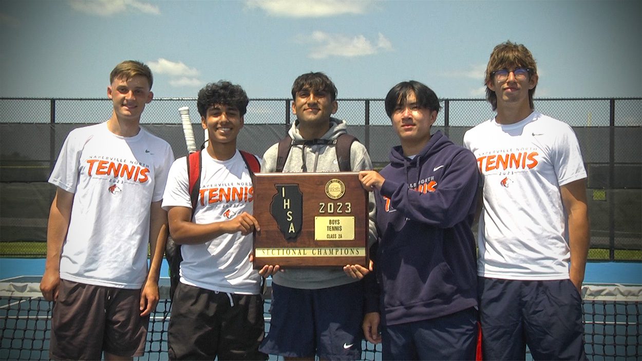 Naperville North boys tennis wins second consecutive sectional championship