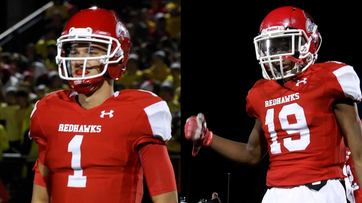 Former Naperville Central quarterbacks Payton Thorne and Sam Jackson ...