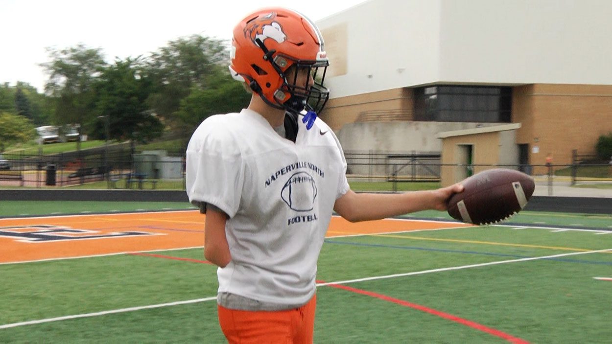 Leo Taylor overcomes adversity on the gridiron for Naperville North ...