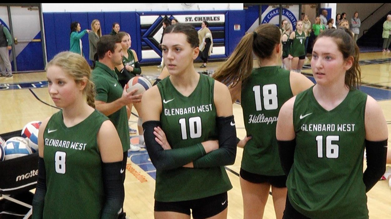 Glenbard West takes down Metea Valley in three sets to win the girls ...
