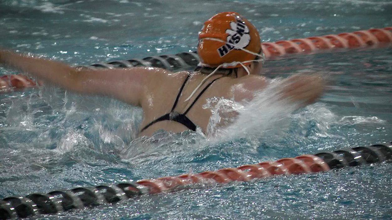 Waubonsie Valley and Naperville North girls swimming ends in a draw