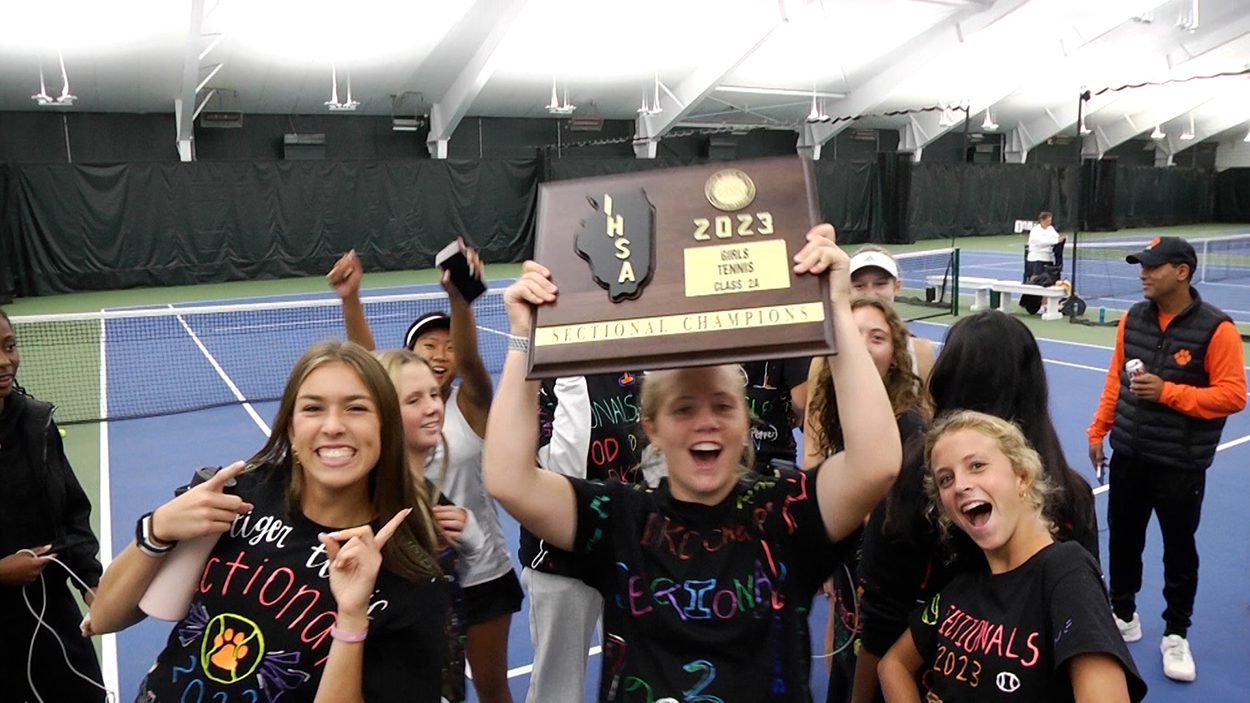 Wheaton Warrenville South claims the 2A girls tennis sectional title