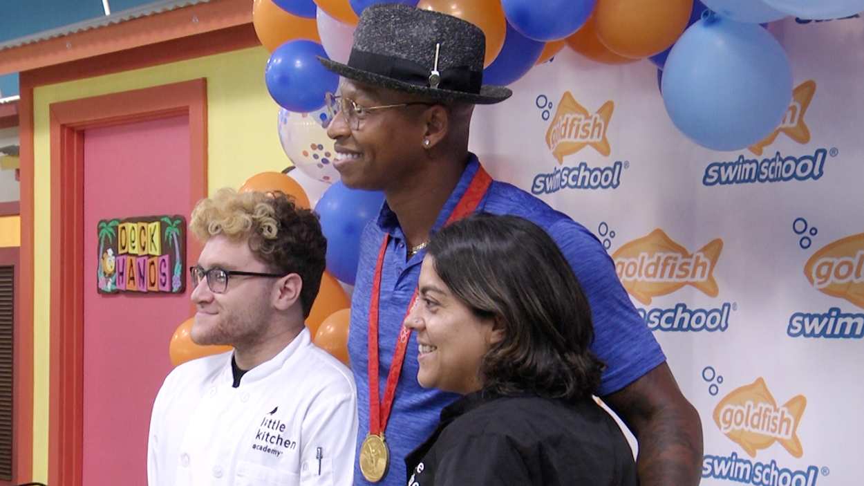 Goldfish Swim School celebrates 10th Anniversary with Olympic Swimmer ...