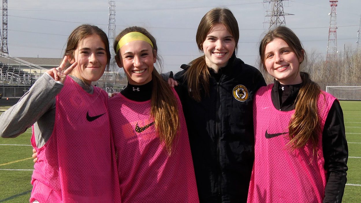 Metea Valley girls soccer players reunite on the field for the first ...