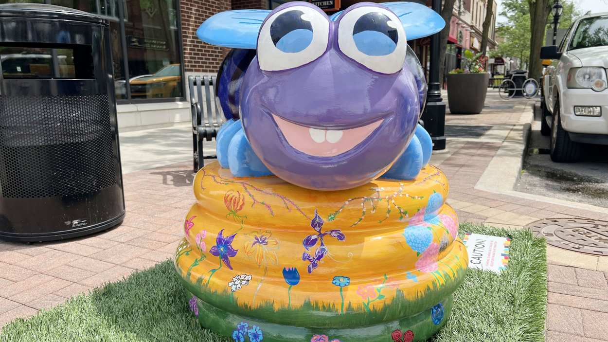 Giant bugs spread through downtown Naperville with the summer sculpture ...