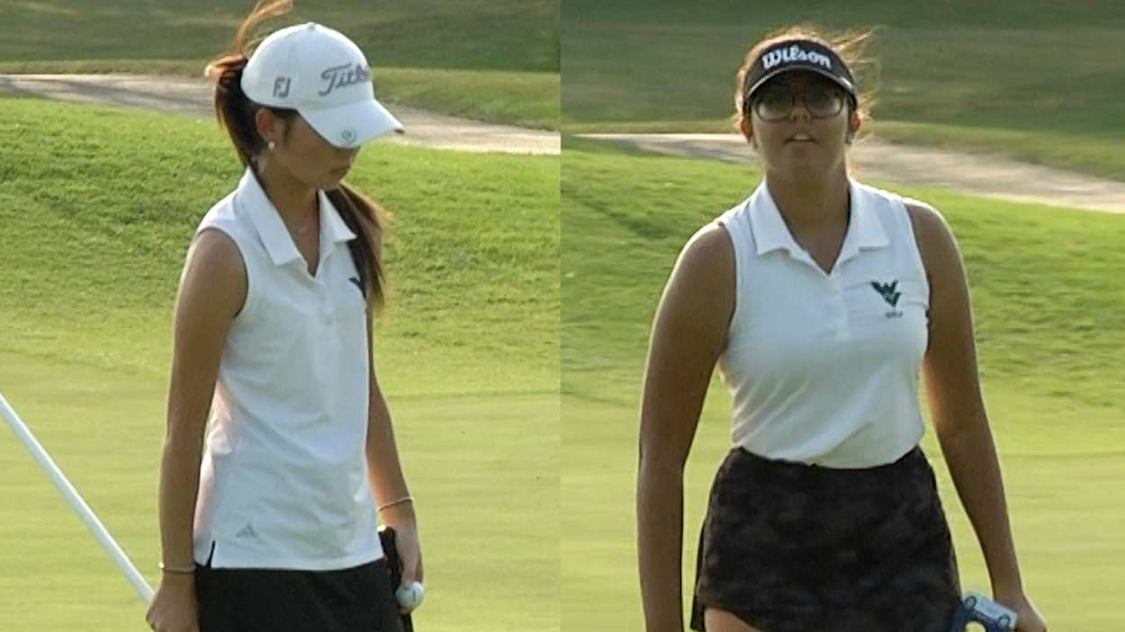 Waubonsie’s Siya Sohal and Hannah Lee hit identical long-distance putts ...