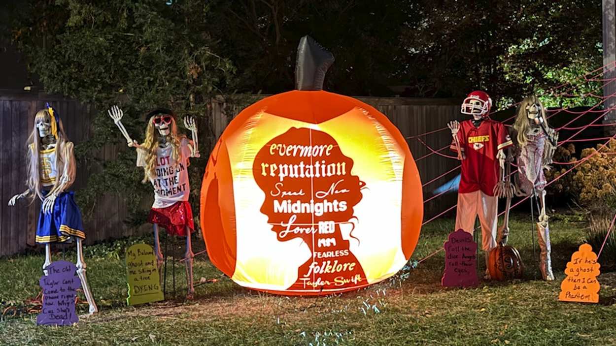 Taylor Swift-themed display brings new era of Halloween to Naperville ...