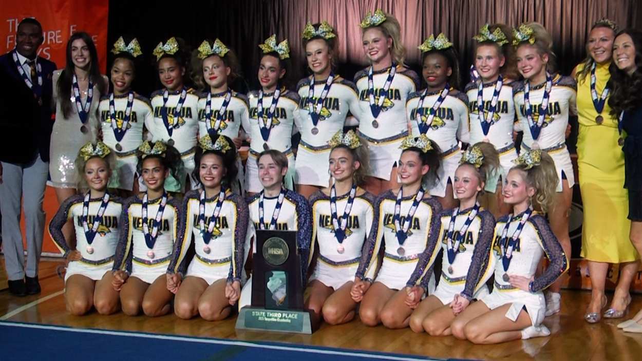 Benet and Neuqua compete at the 2025 IHSA State Cheerleading finals ...