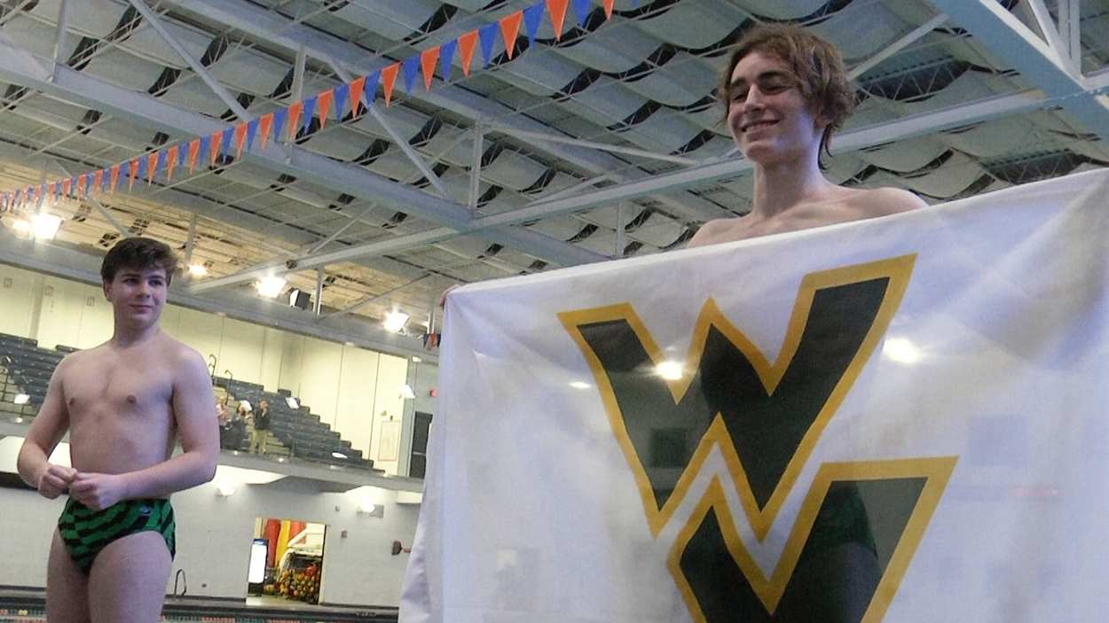 Waubonsie’s Logan Dilallo wins the 2025 Boys DVC Diving Championship ...
