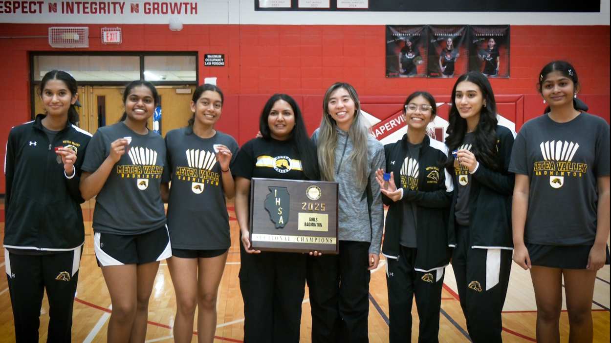 Metea Valley wins IHSA Girls Badminton Sectional at Naperville Central ...