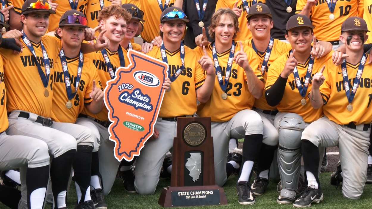 St. Laurence scores the final three runs to beat Benet in the IHSA Baseball 3A State ...