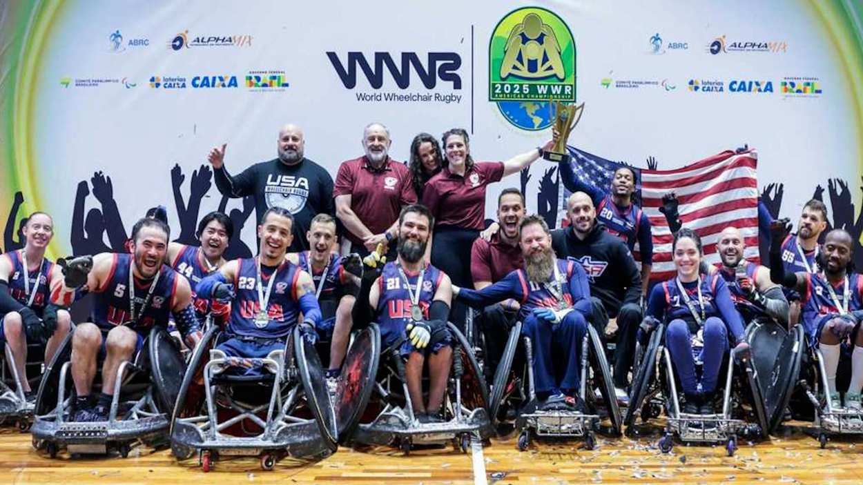 Sarah Adam and Team USA earn gold at the 2025 World Wheelchair Rugby ...
