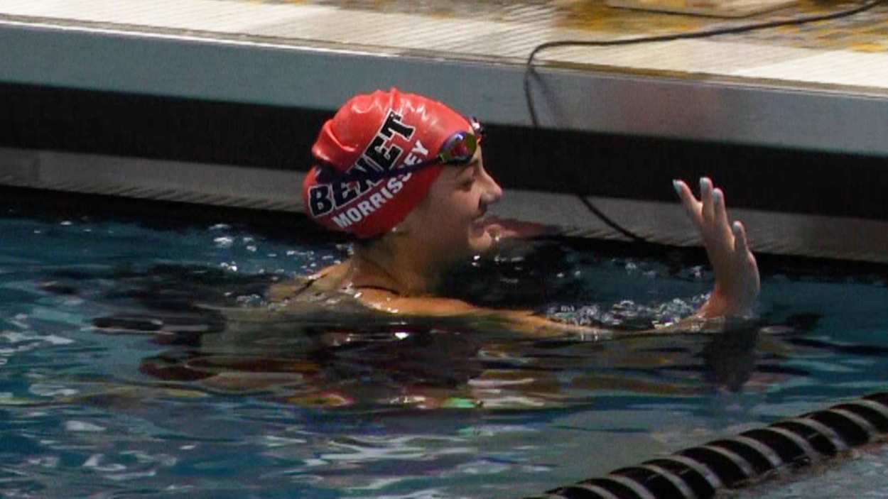Benet Academy girls swimming makes waves with a win against Metea ...