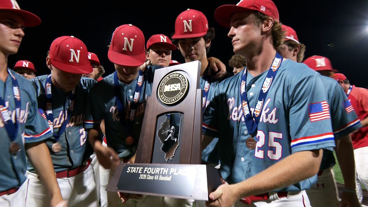 Mt. Carmel overpowers Naperville Central baseball in IHSA third place game